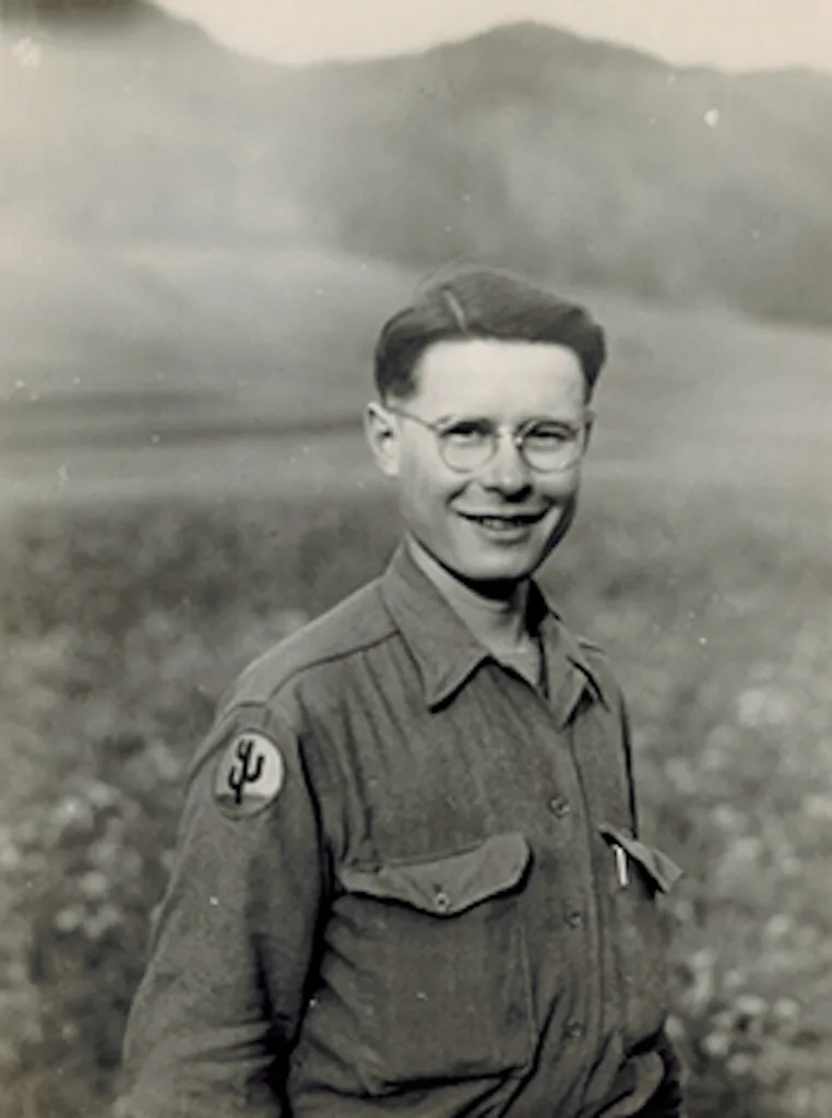 V-E Day Pfc. David Baumgartner, Aldrans – Innsbruck erinnert sich